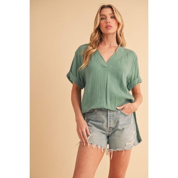 Everyday The Label | Tops | Everyday The Label Women Turquoise Blouses ...